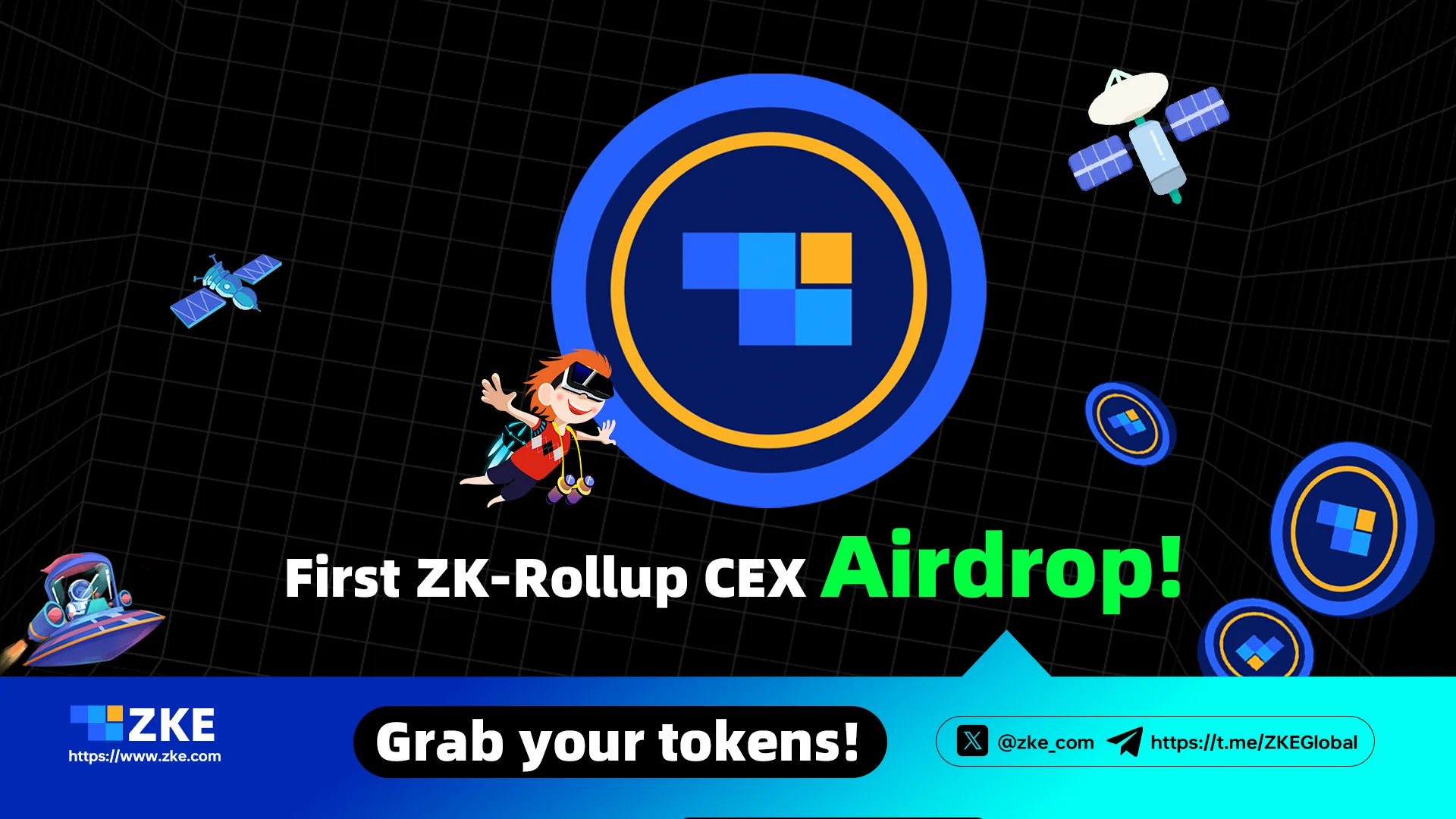 ZKE Airdrop of 2024 » Claim free ZKB Tokens » freeairdrop.io
